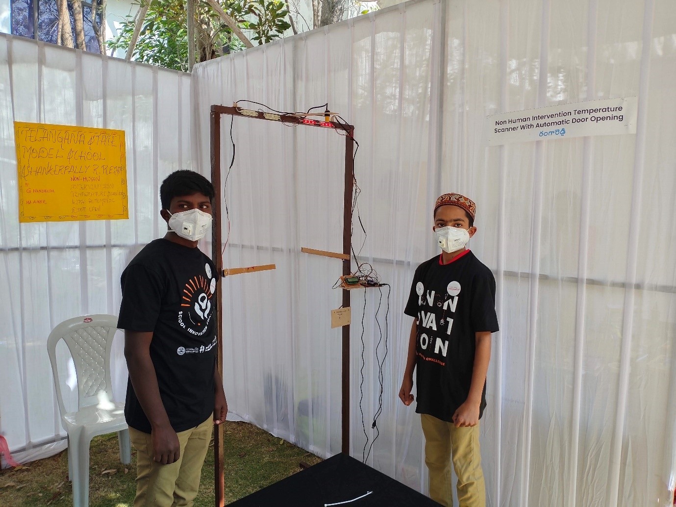 School Boys Build Automatic Temperature-Scanning Gate for COVID-19 ...